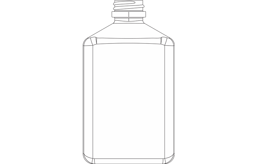 HDPE Plastic Bottles - 350 ml Plastic Bottle | Kaufman Container