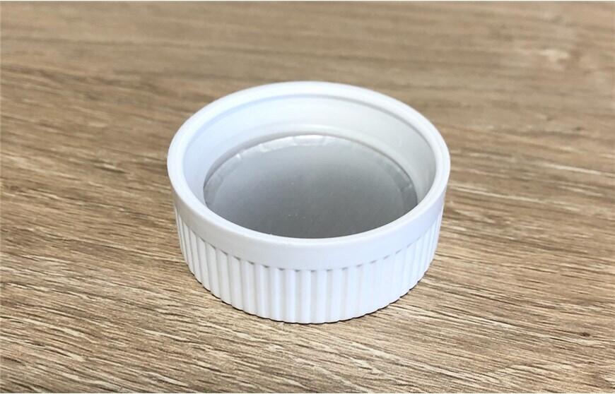 38-400 White Child-Resistant Push Down & Turn Caps | Kaufman Container