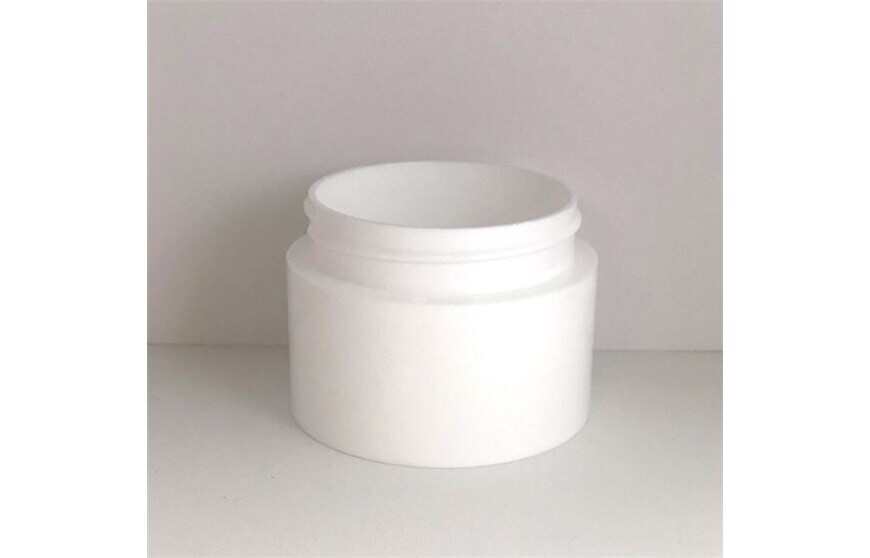 3 oz White PP Plastic Cannabis Jar | Kaufman Container