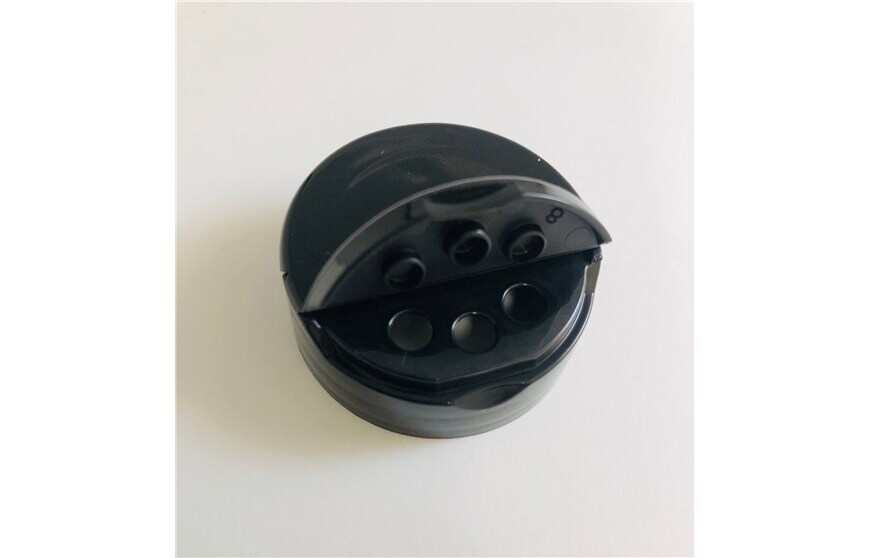 Spice Packaging - Black Spice Caps | Kaufman Container