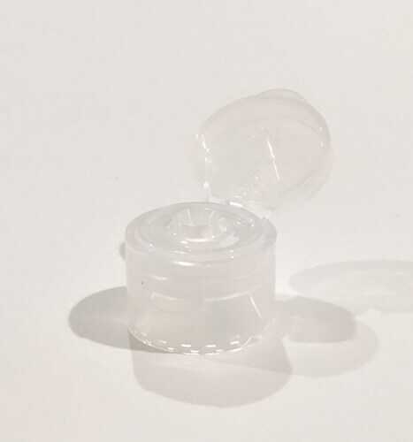 20-410 Natural PP Plastic Flip Top Snap Caps | Kaufman Container