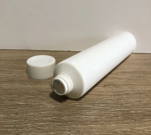 2 oz White MDPE Plastic Tubes with White Screw on Caps | Kaufman Container