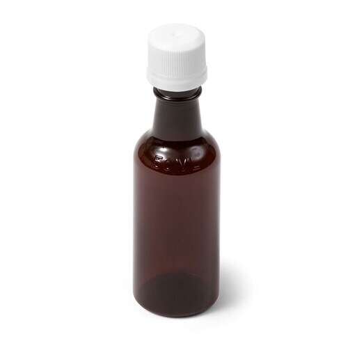 50 ml Amber PET Plastic Liquor Bottle | Kaufman Container