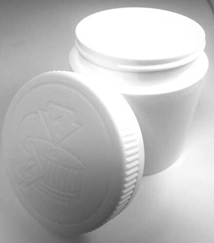 6 oz White PP Plastic Cannabis Jar | Kaufman Container